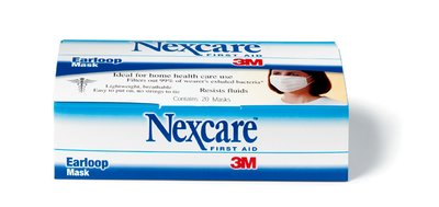 Categories :: Patient Care :: 3M H1820 Nexcare Ear Loop Mask, Box Of 20 ...